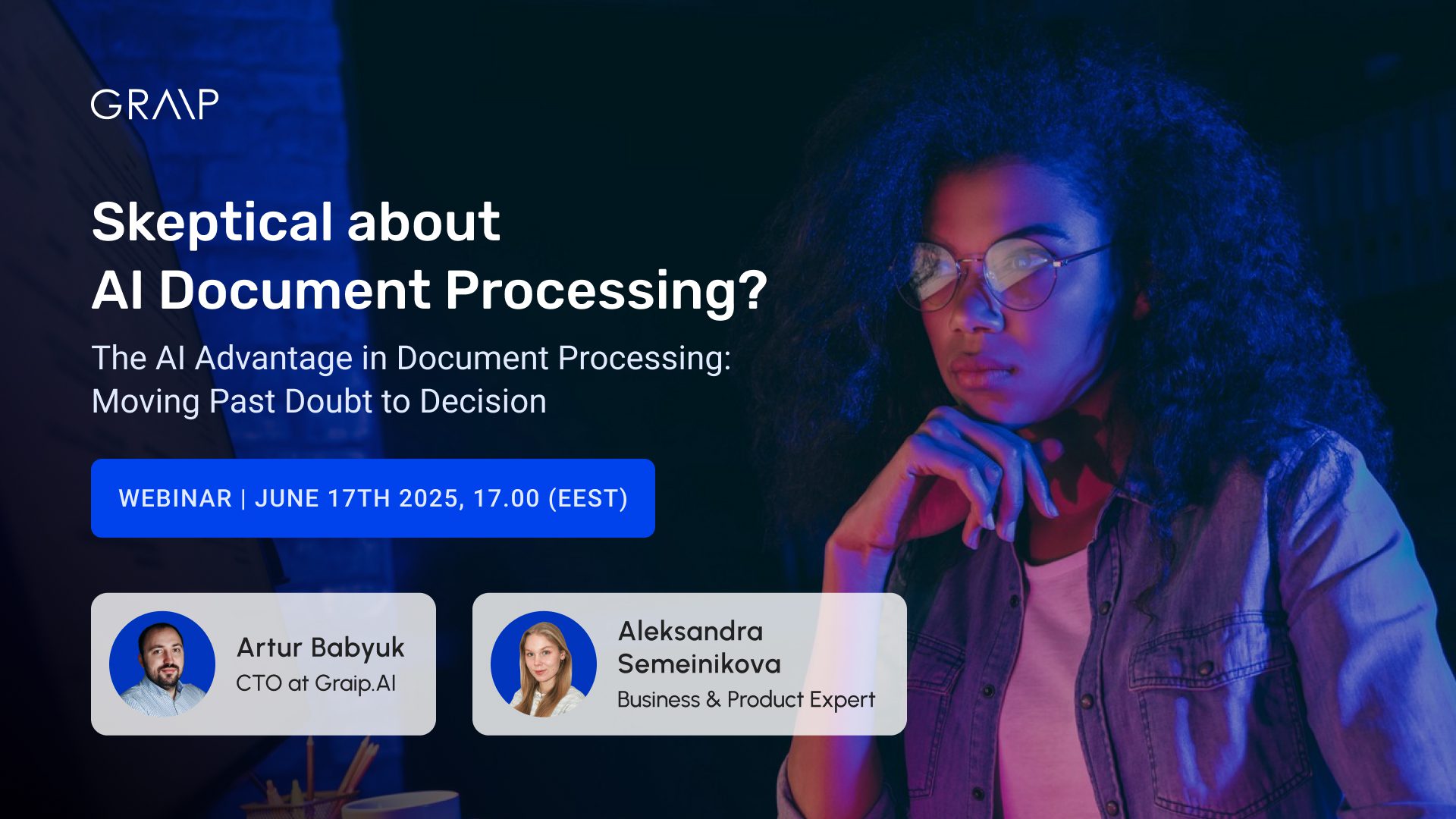 Webinar: The AI Advantage in Document Processing: Moving Past Doubt to Decision | Graip.AI Blog